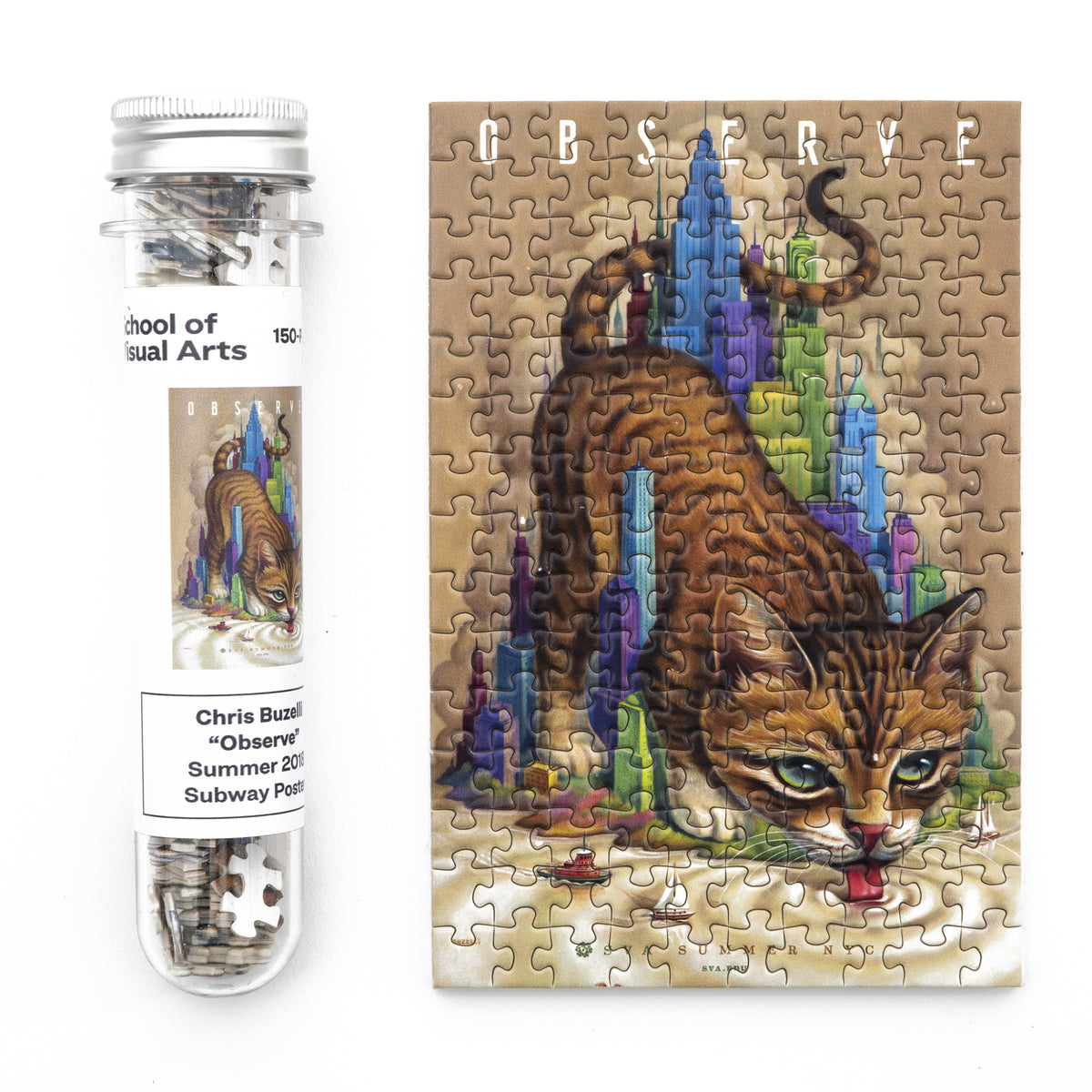 Chris Buzelli "Observe" Mini Puzzle (150 Piece) – SVA Campus Store